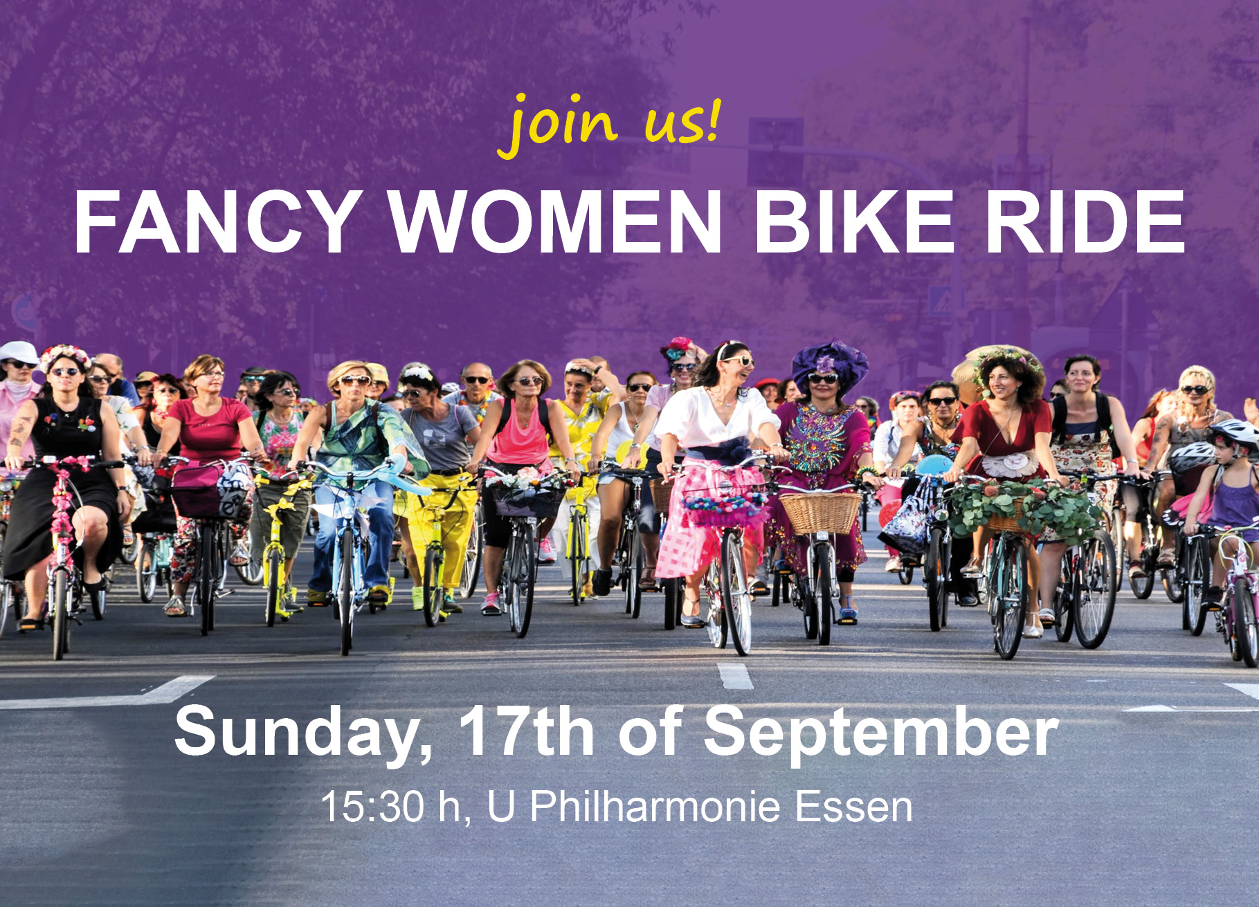 Erste Fancy Women Bike Ride starte in Essen am 17. September 2023 – VeloCityRuhr